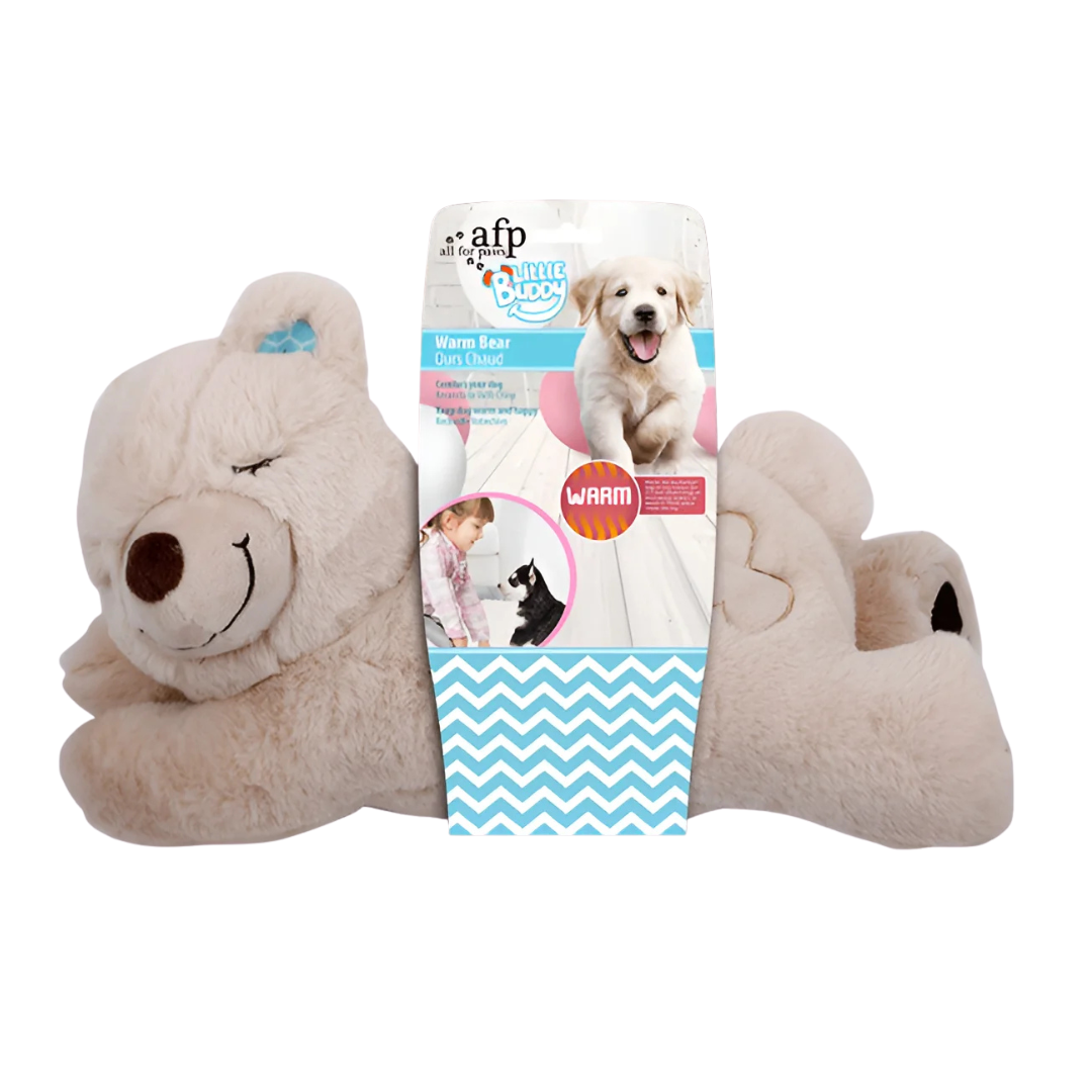 All For Paws Little Buddy Warm Bear with Heat Pack - Brown's Natural ...