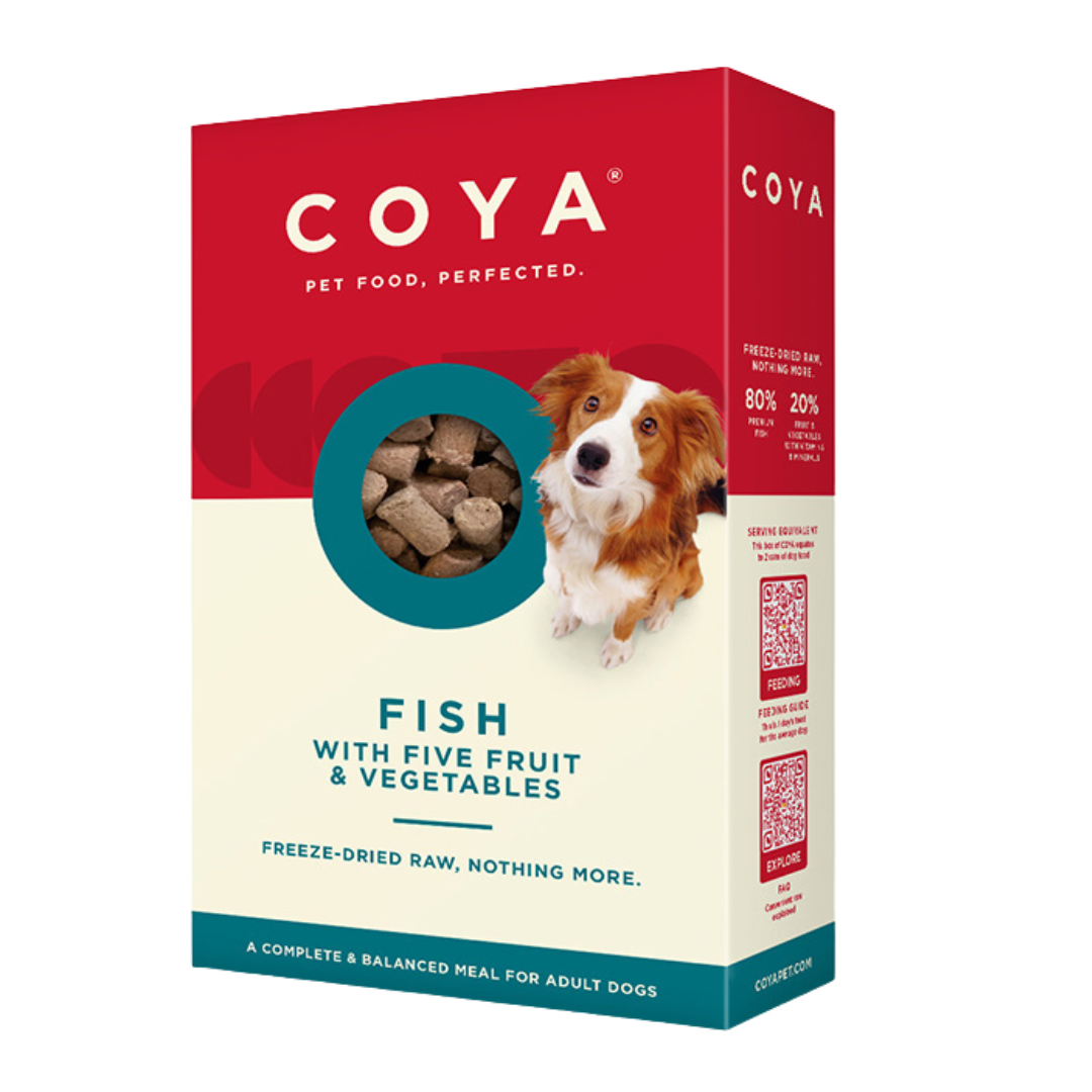 COYA Adult Dog Food Fish - Freeze-Dried Raw with Fruits and Vegetables ...