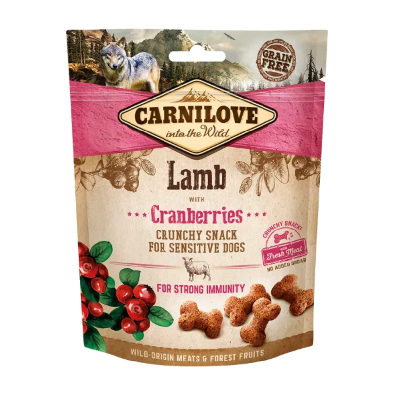 Carnilove Lamb With Cranberry Crunchy Treats For Dogs - Brown's Natural ...