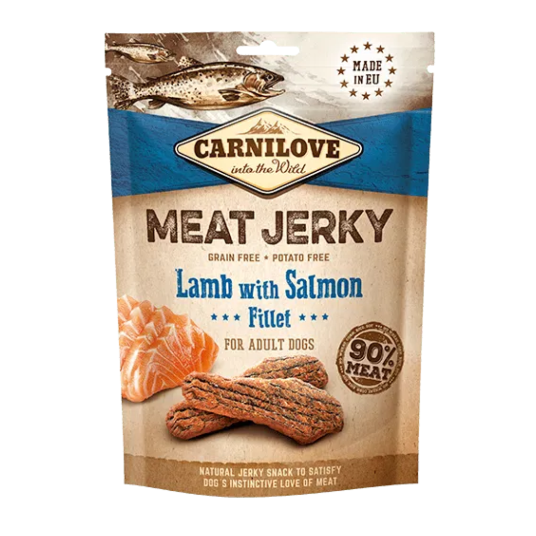 Carnilove Lamb with Salmon Fillet Jerky: Premium Dog Treat - Brown's ...