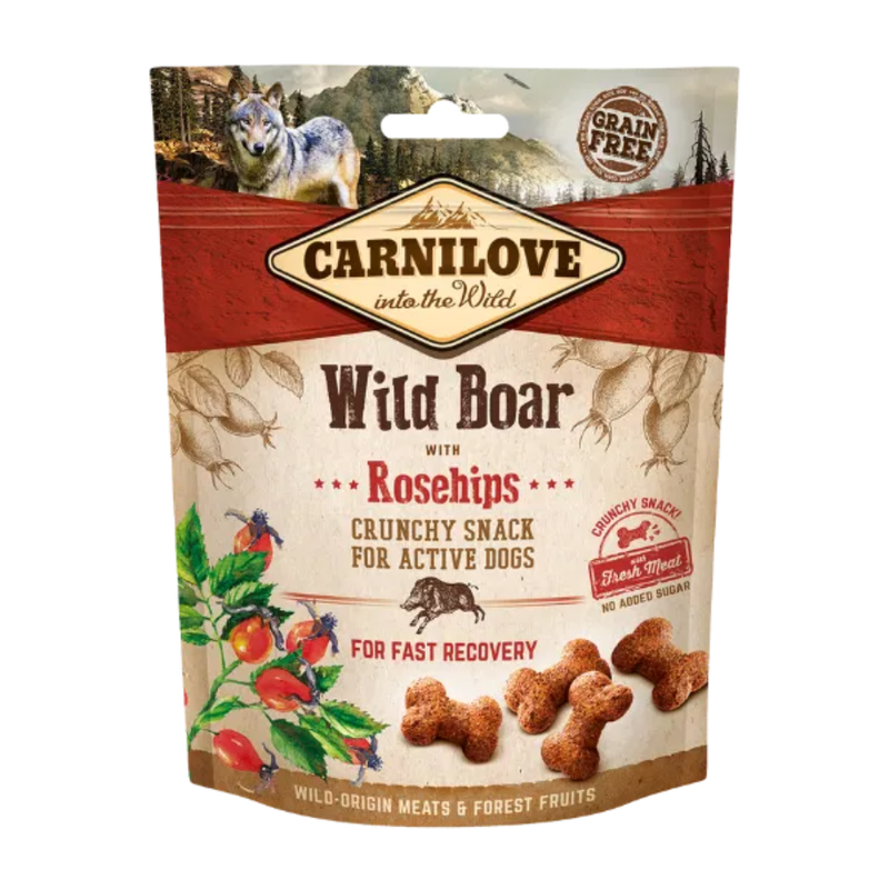 Carnilove Wild Boar with Rosehip - Crunchy Treats for Dogs - Brown's ...