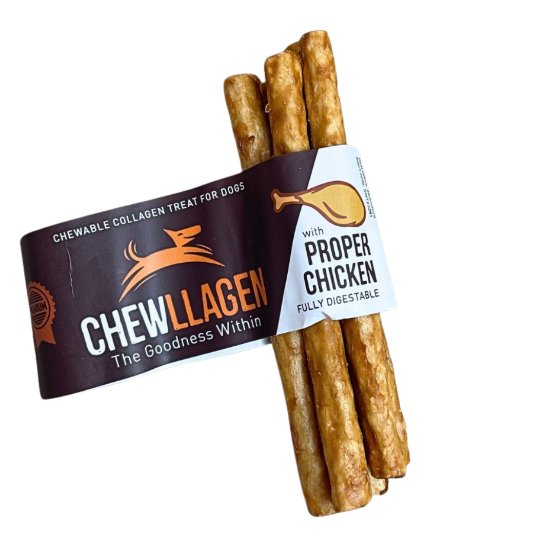Chewllagen Mini Chicken Rolls - Digestible Collagen Treats - Brown's ...