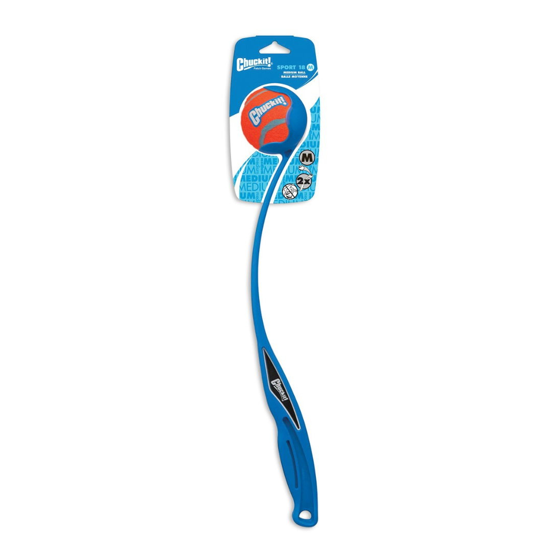 Chuckit! Sport 18 Medium Ball Launcher – Slobber-Free Fetch & Longer T ...