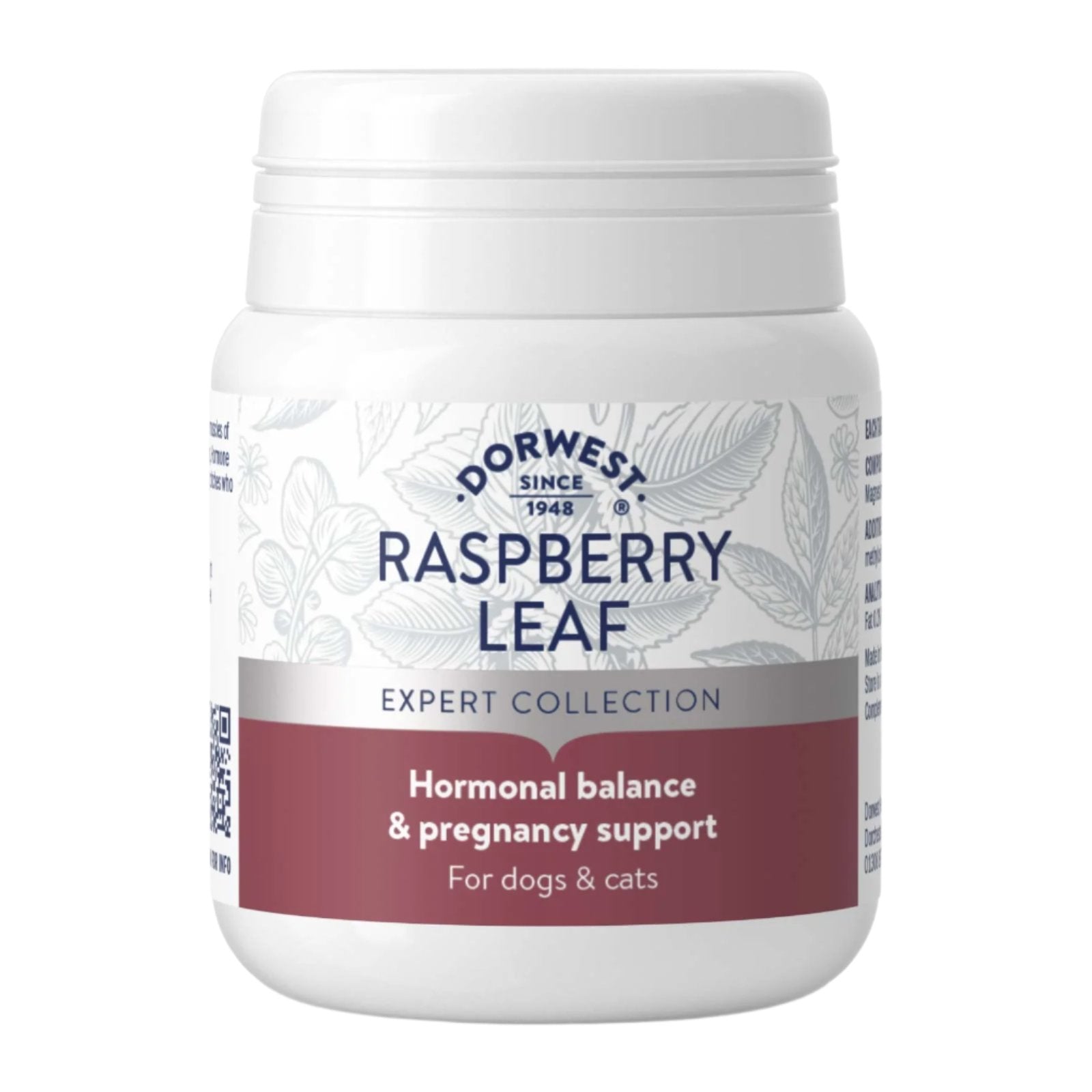 Dorwest Raspberry Leaf Tablets for Female Dogs - Brown's Natural Pet Store