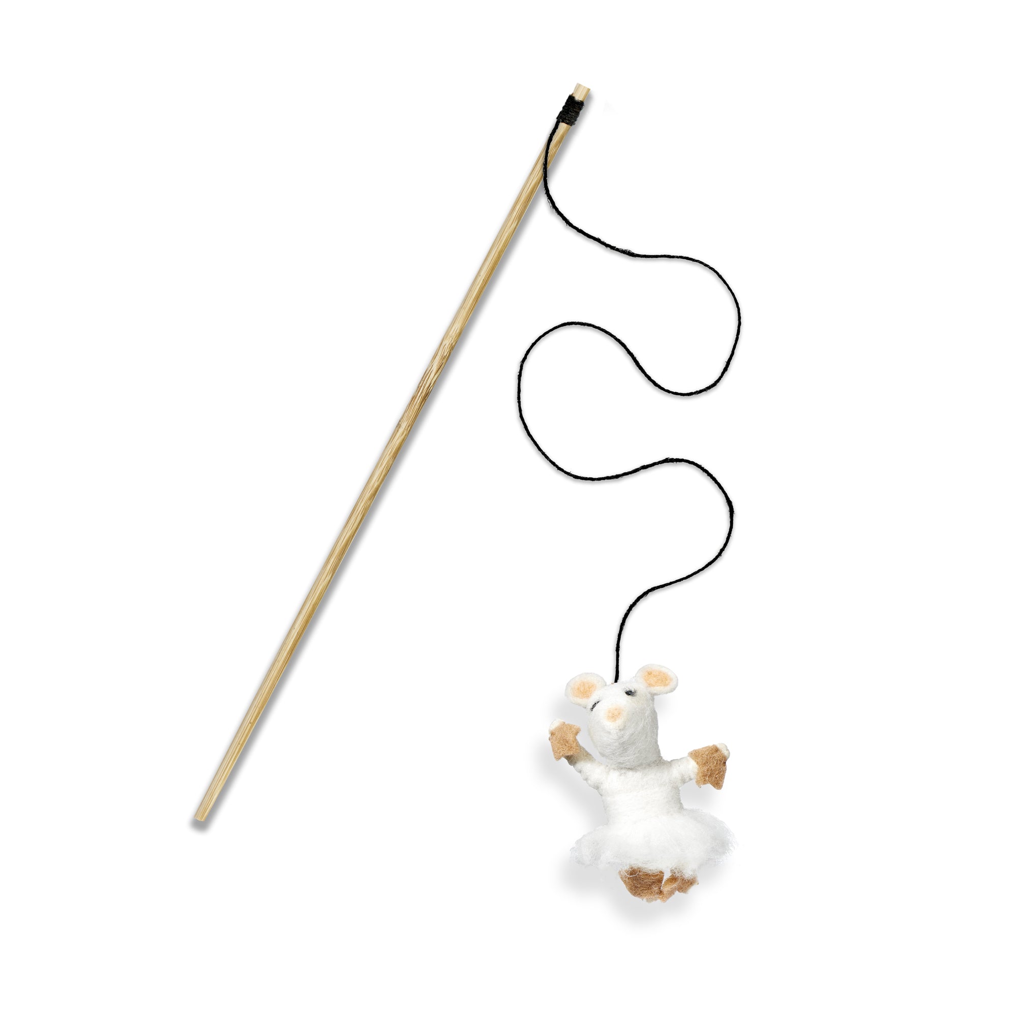 Green & Wilds Natalia Mouse Teaser With Catnip - Eco Toys for Cats ...