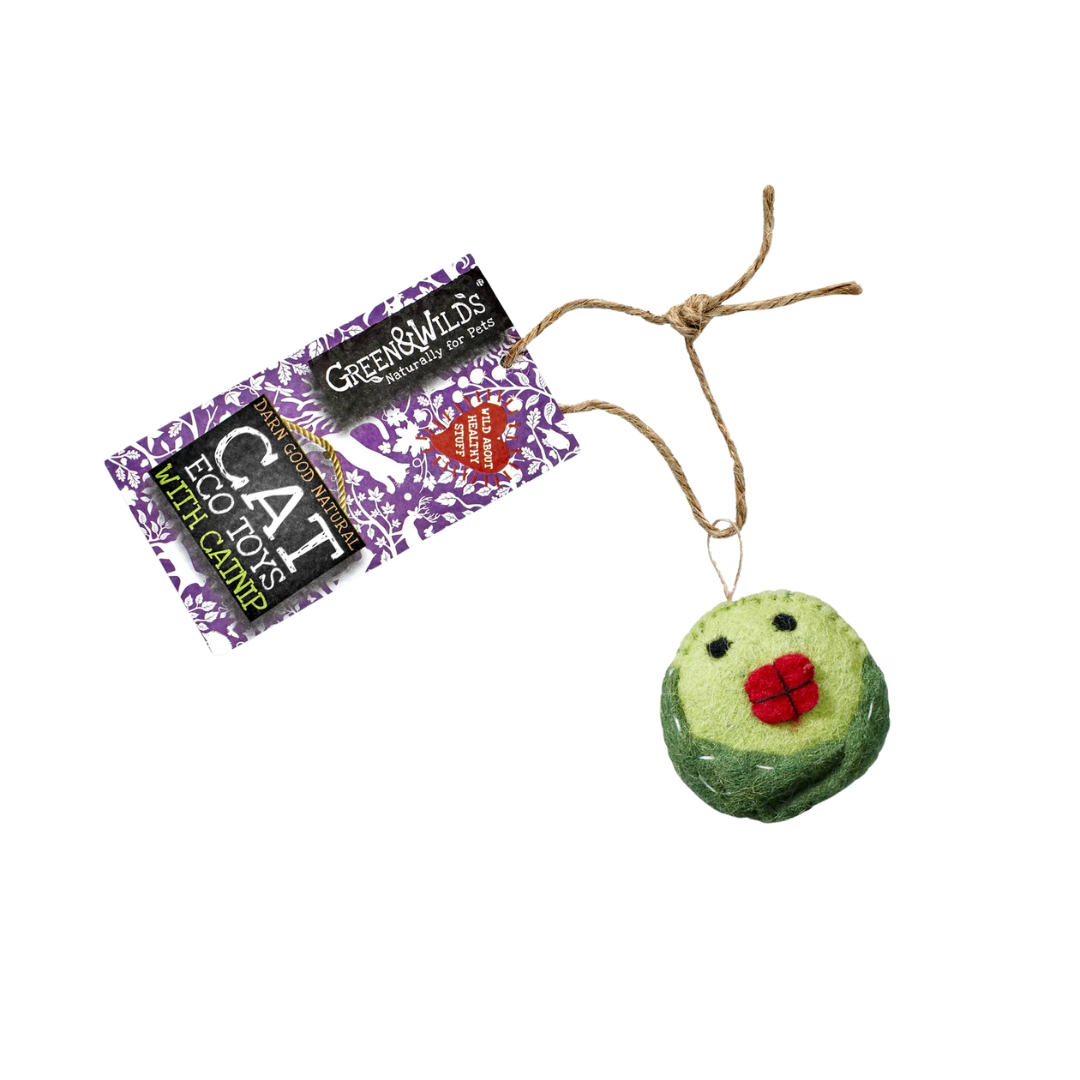 Sprouty McSprout Face Toy With Catnip for Festive Fun - Brown's Natural ...