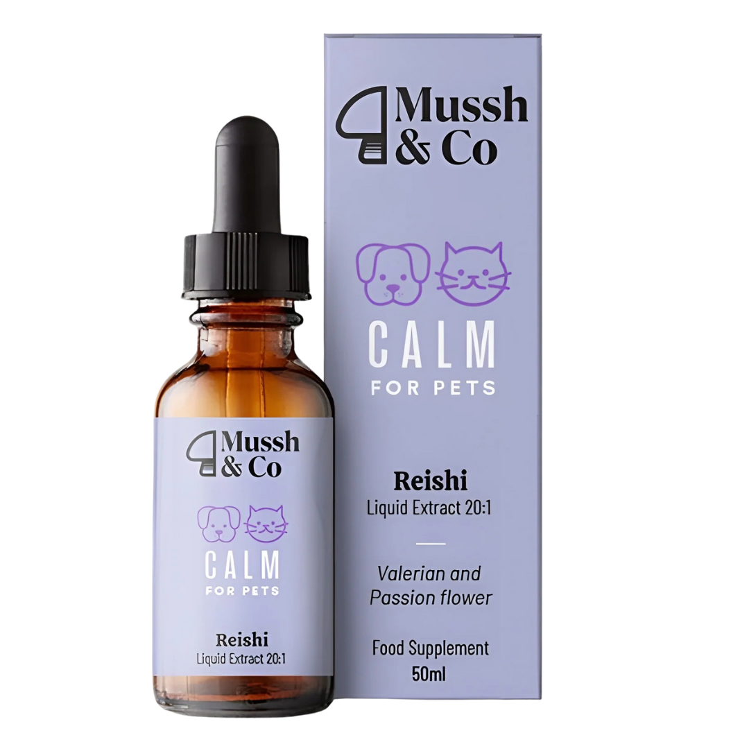 Hemp Heros Mussh & Co Calm - Reishi Mushroom Drops for Dogs & Cats ...