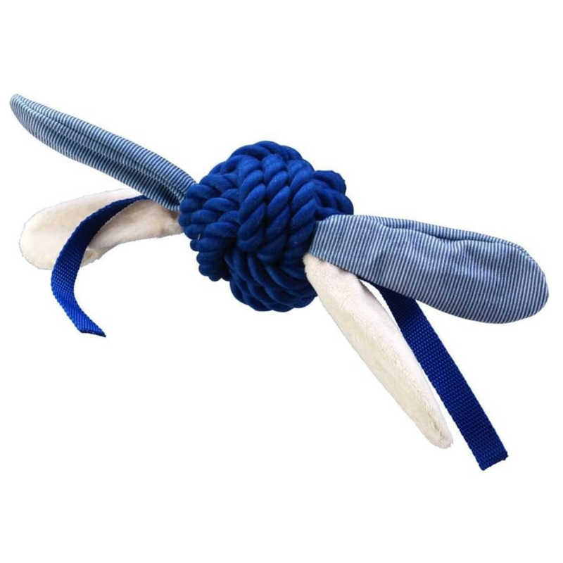 House of Paws Rope Ball Blue Tags Dog Toy | Brown's - Brown's Natural ...