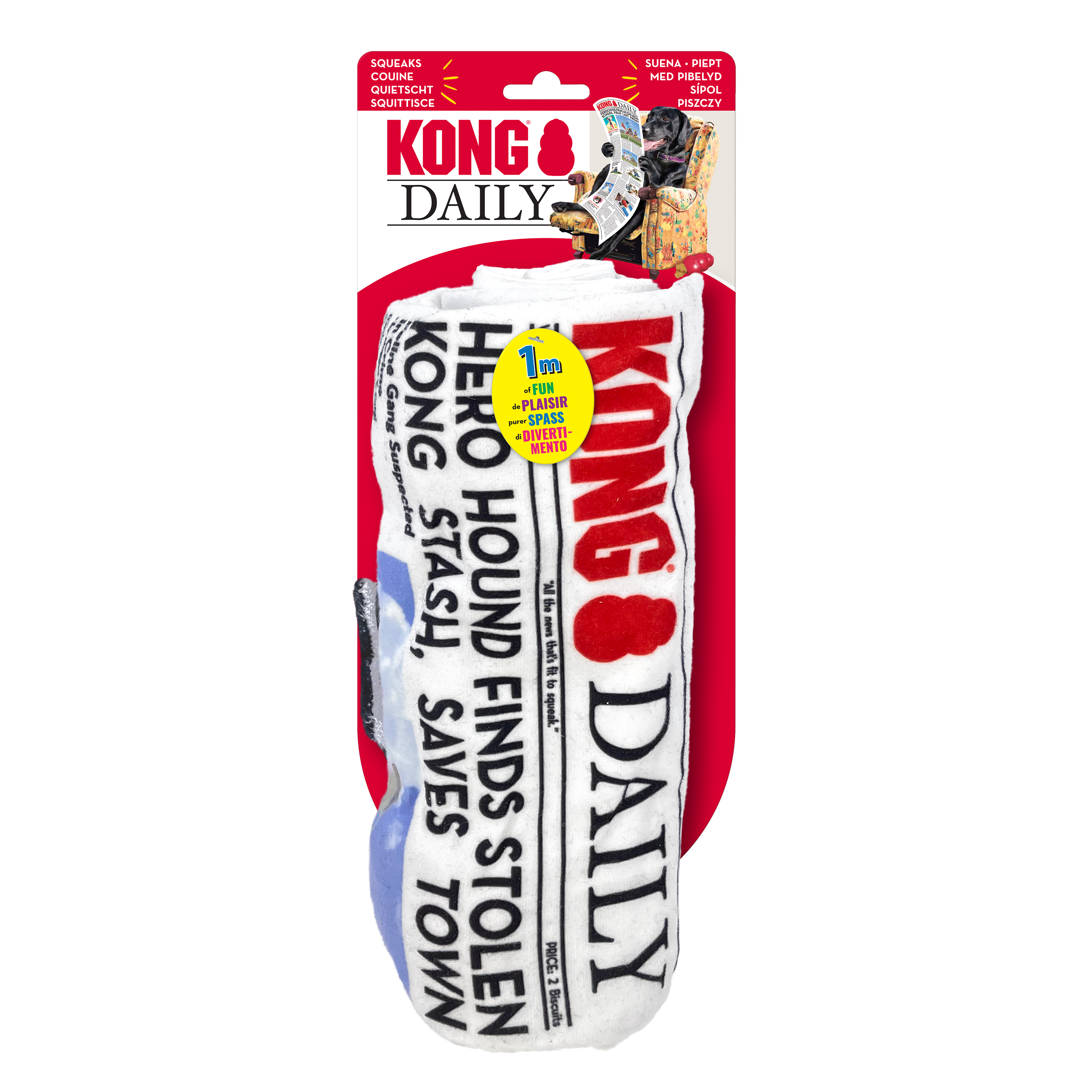 KONG Daily Newspaper – Interactive Newspaper Toy for Dogs – Brown's ...