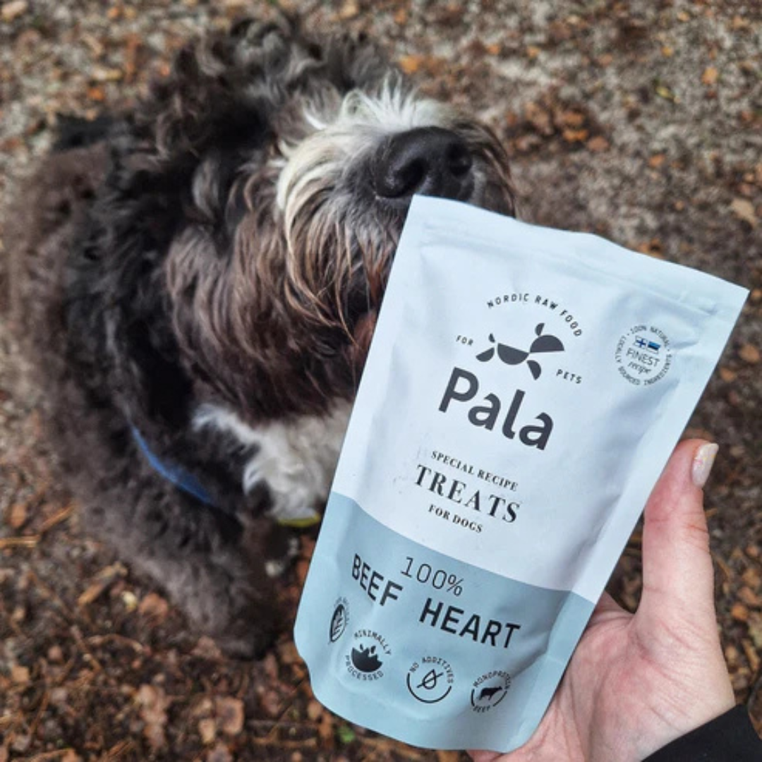 Pala Treats 100% Beef Heart - Air Dried Treats for Dogs - Brown's ...