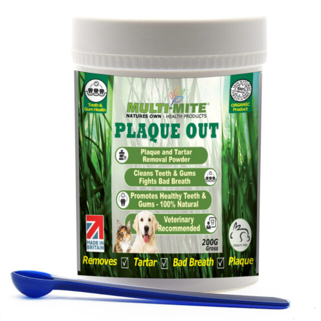 Plaque Out 100% Organic Plaque and Tartar Remover - Brown's Natural Pet ...