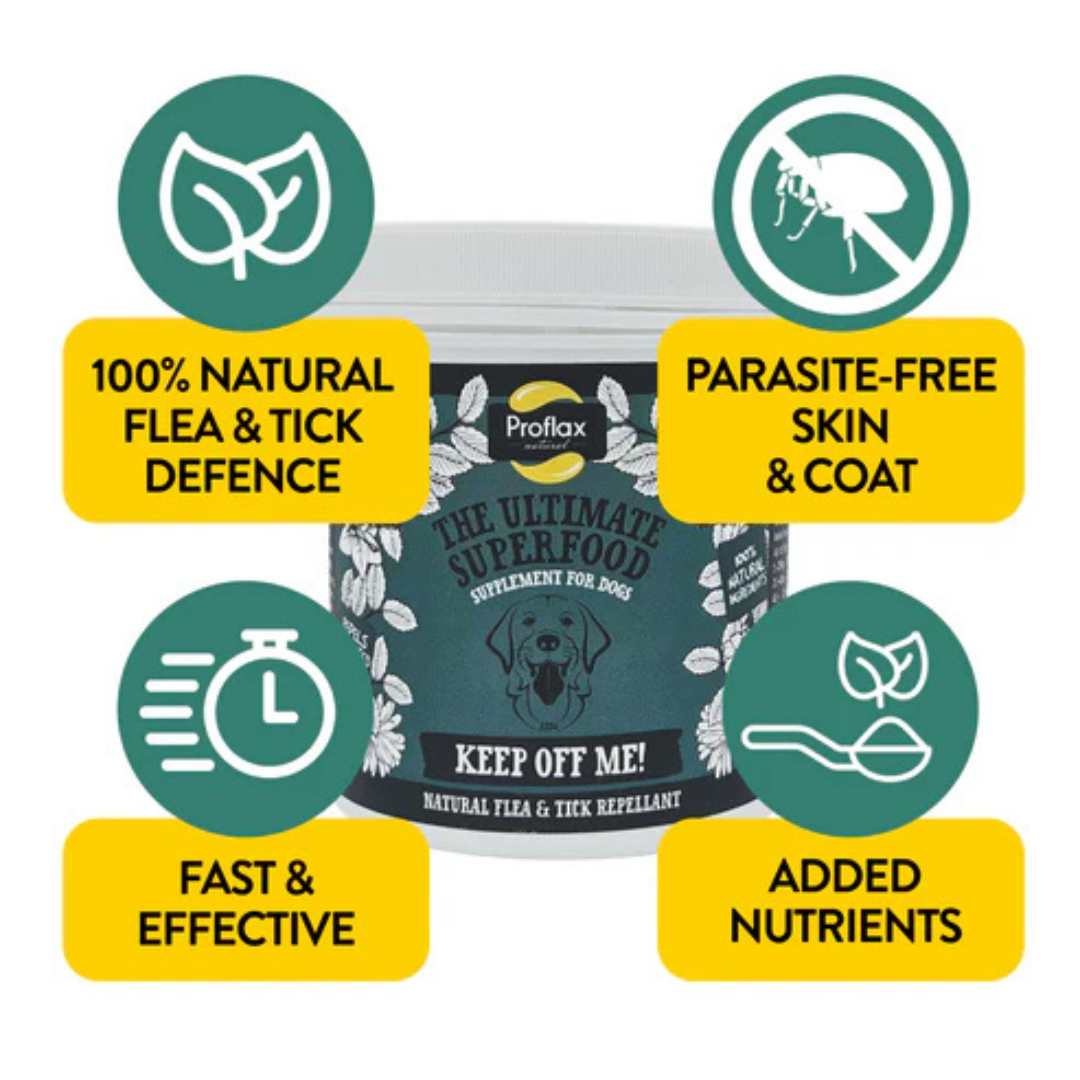 Proflax Keep Off Me! Natural Flea & Tick Support - Brown's Natural Pet ...