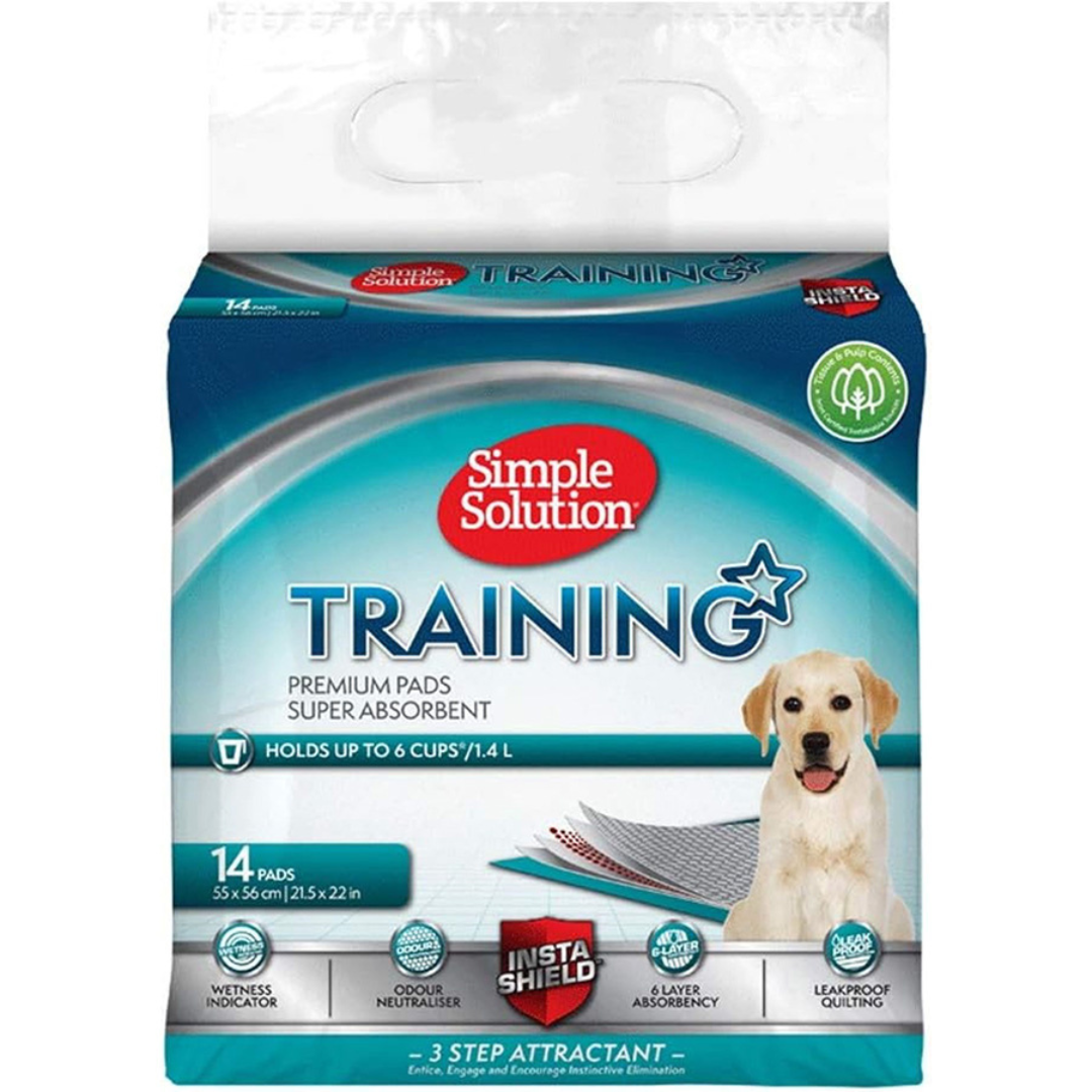 Simple Solution Puppy Training Pads with Leak-Proof Design - Brown's ...