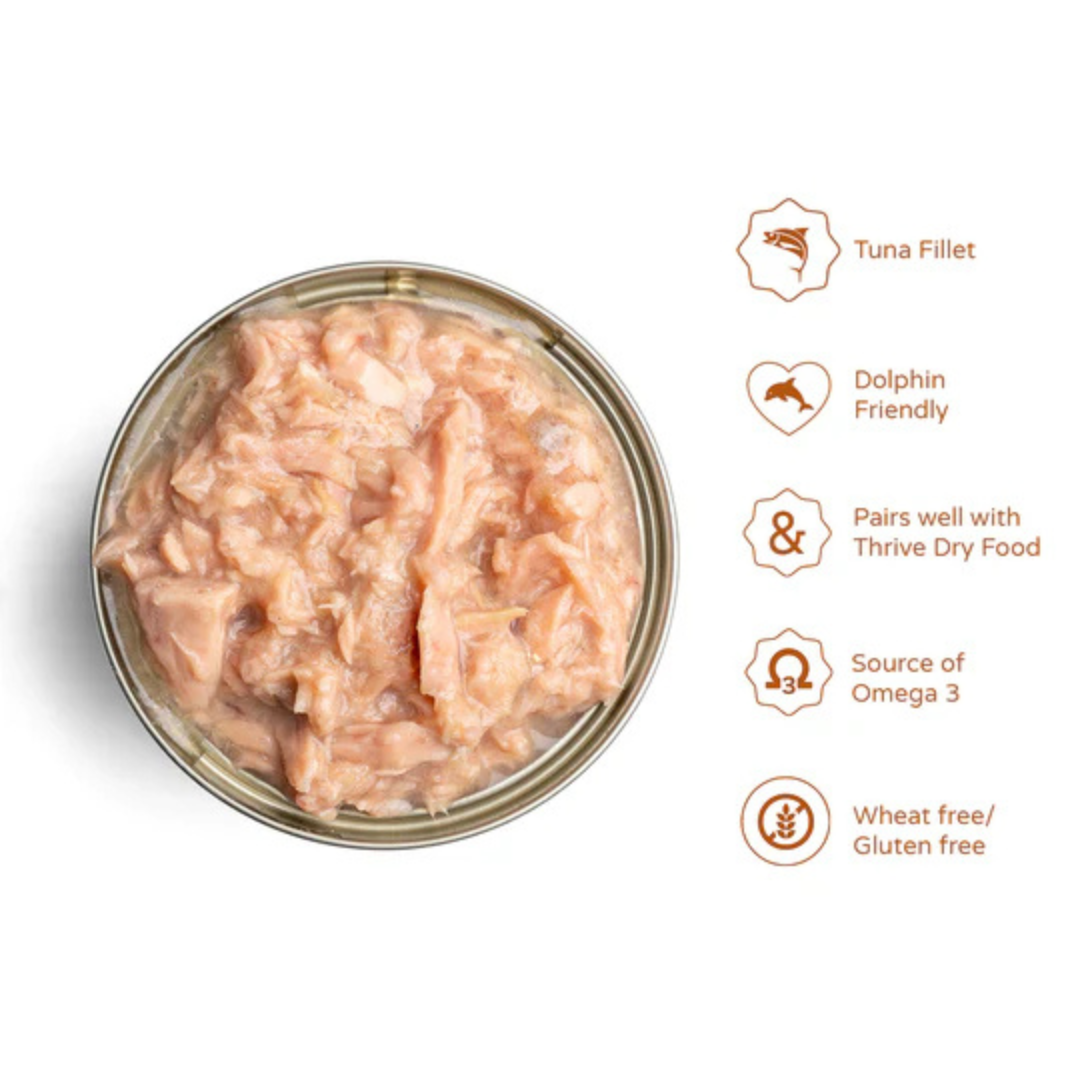 Thrive 100% Tuna Fillet - Complete Wet Food for Cats - Brown's Natural ...