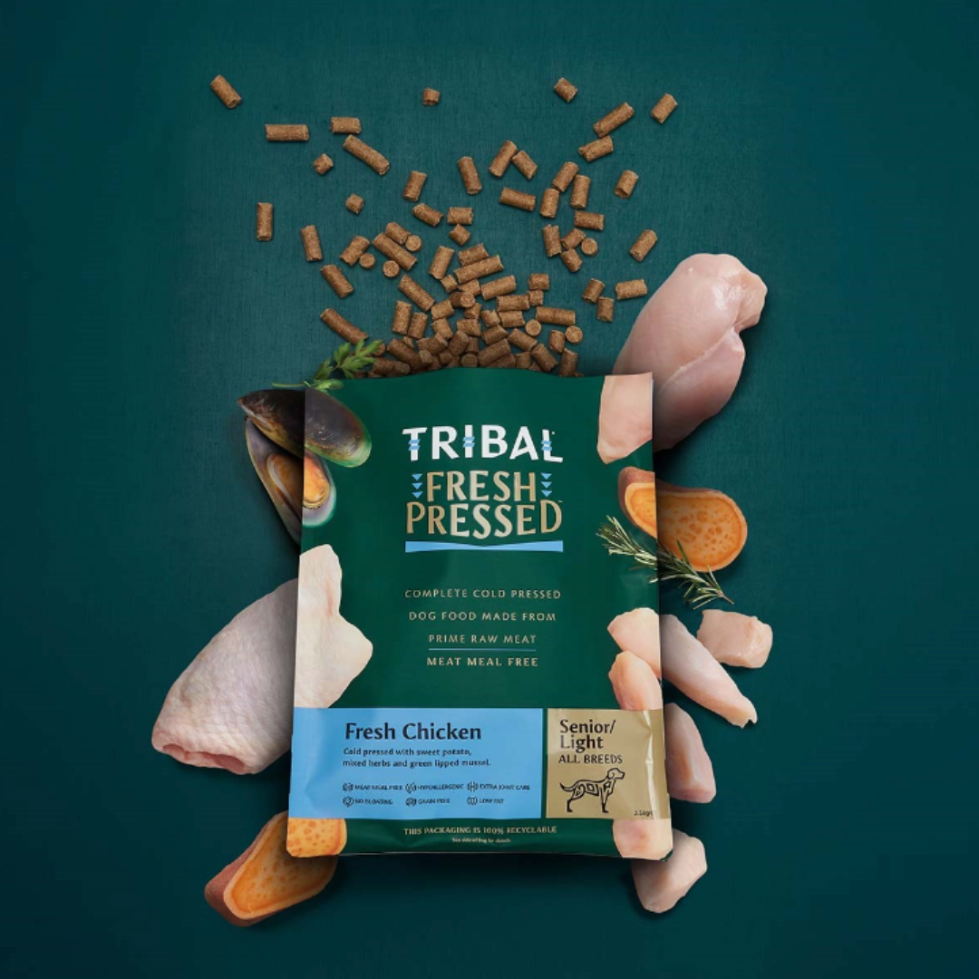 Tribal Grain Free Fresh Cold Pressed Senior Light Chicken - Brown's ...