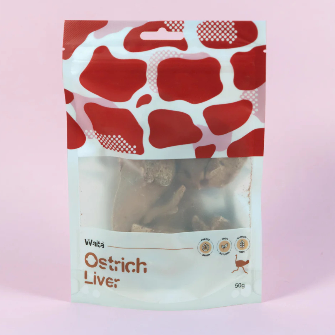 Waita Freeze Dried Ostrich Liver: Hypoallergenic Treat - Brown's ...