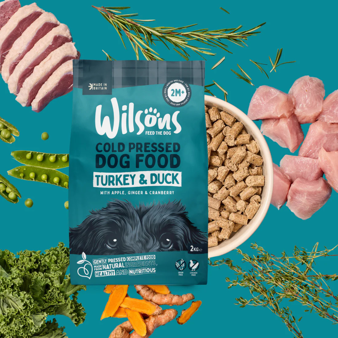 Wilsons Premium British Cold Pressed Dog Food Turkey & Duck - Brown's ...