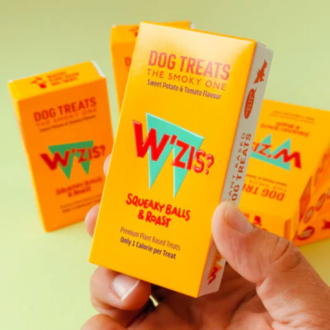 W'zis Grab&Go Postman & Roast Dog Treats Smoky Flavour - Brown's ...