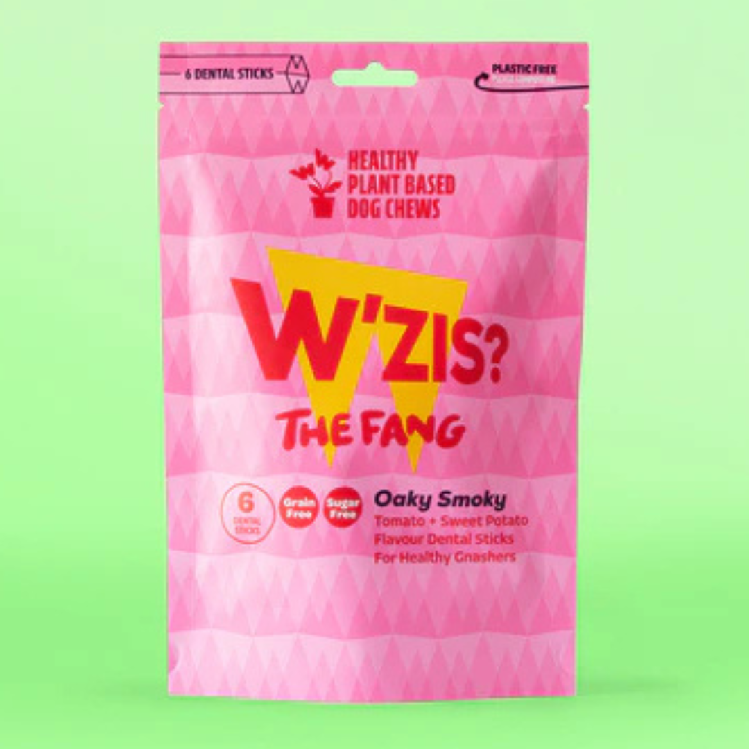 W'zis Smoky Dental Fangs - Natural Fresh Breath Solution - Brown's ...