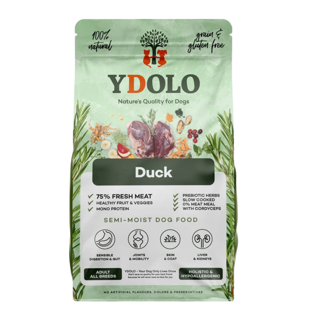 YDOLO Duck Complete Cold Pressed Dog Food Online - Brown's Natural Pet ...