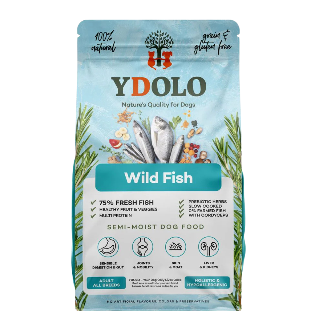 YDOLO Wild Fish Complete Cold Pressed Dog Food - Brown's Natural Pet Store